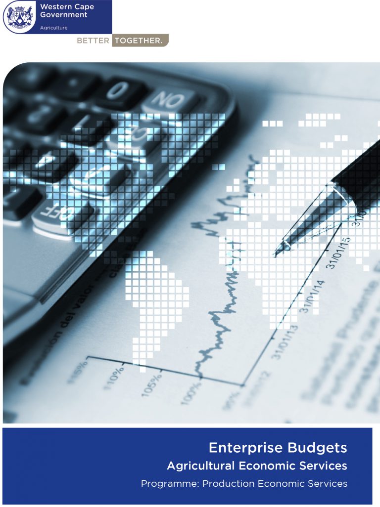 Enterprise Budgets - Western Cape Department of Agriculture