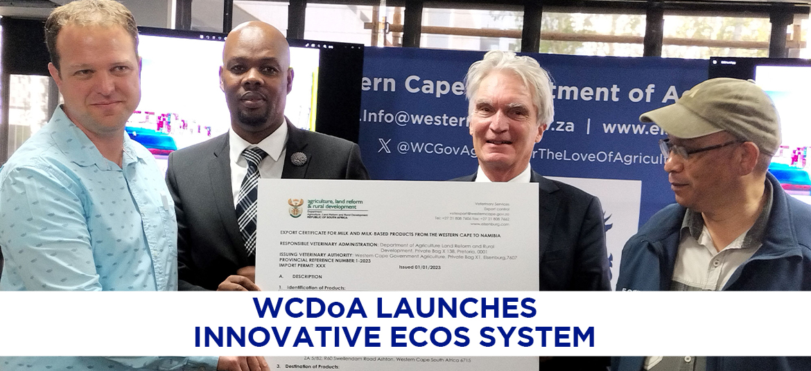 Western Cape launches Innovative ECOS System - Western Cape Department ...